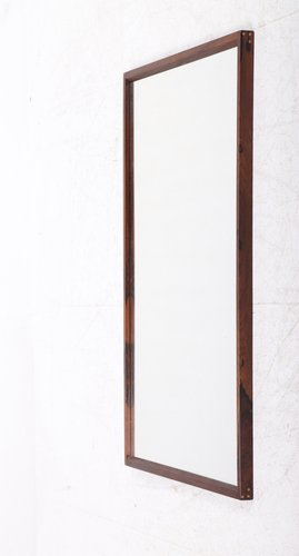 Miroir en Palissandre par Kai Kristiansen pour Aksel Kjersgaard, 1960s ...