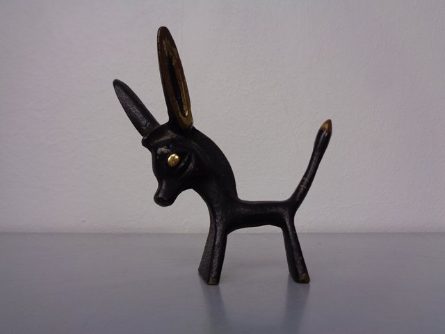 Brass Donkey by Walter Bosse, 1950s for sale at Pamono