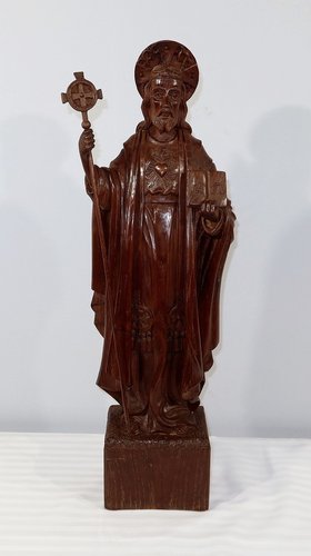 Statue of Christ, 1890s, Chestnut for sale at Pamono