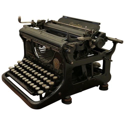 Vintage French Typewriter from Contin, 1940s for sale at Pamono