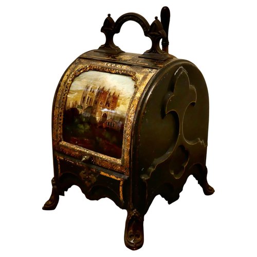 Regency Toleware Gilt and Reverse Painted Purdonium, 1830s for sale at ...