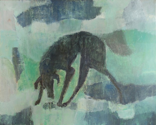 Carsten Gille, February, 2019, Oil on Canvas for sale at Pamono