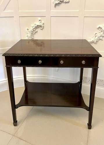 Edwardian Mahogany Free Standing Side Table, 1900s for sale at Pamono