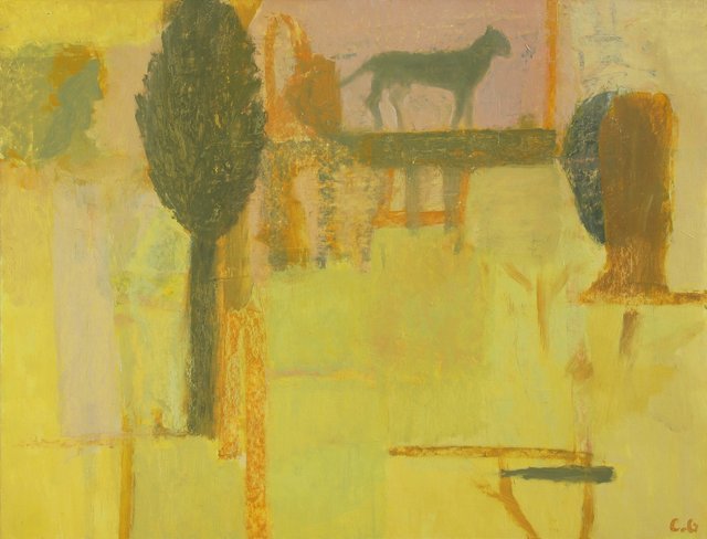 Carsten Gille, Italian Garden, 2017, Oil on Canvas for sale at Pamono