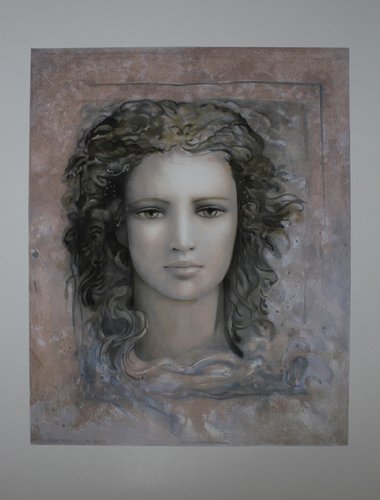 Imaginary Face, 2000s, Lithograph, Color Print for sale at Pamono
