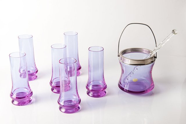 Set de Verres à Cocktail par Cristallerie Si.An., Italie, Set de 8 en ...