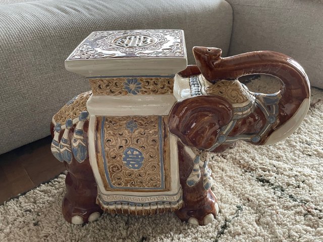 Small Elephant Tables, 1980s, Set of 2 for sale at Pamono