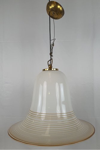 Italian Bell Shaped Lamp in Murano Glass, 1970s for sale at Pamono