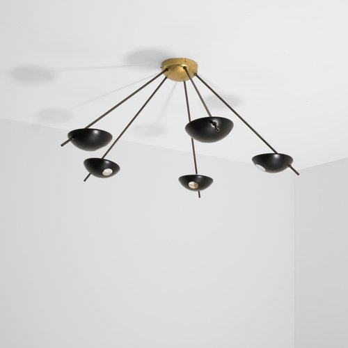 Penta Helios Collection Polished Ceiling Lamp by Design for Macha for ...
