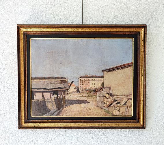 René Guinand, Immeubles et Constructions à Genève, Oil on Canvas ...