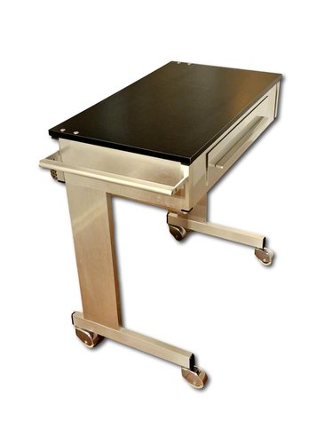 Aluminium Ladies Dressing Table on Wheels, 1970s for sale at Pamono