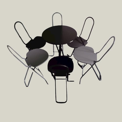 Italienische Dafne Klappstühle und Tisch von Gastone Rinaldi für Thema ...