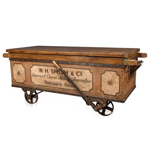 19th Century Victorian Freight Carriage with Oak Top, 1880s for sale at ...