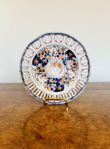 Japanese Ribbon Plate, 1900s for sale at Pamono