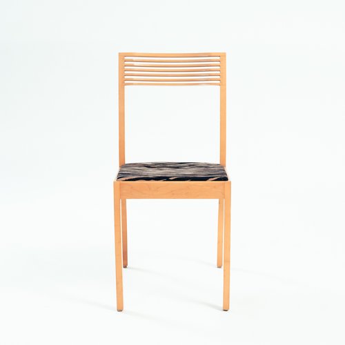 Dutch Zebra Dining Chairs by Castelijn, 1989s, Set of 6 for sale at Pamono