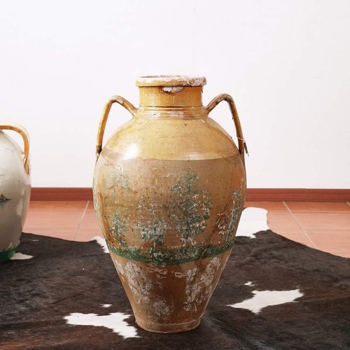 Vase Amphore Vintage en Terre Cuite en vente sur Pamono