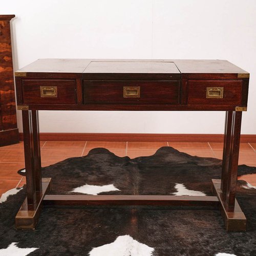 Schreibtisch aus Mahagoni im Marine-Stil bei Pamono kaufen