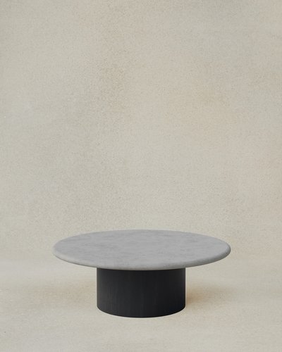 Raindrop 800 Table in Microcrete and Black Oak by Fred Rigby Studio for ...
