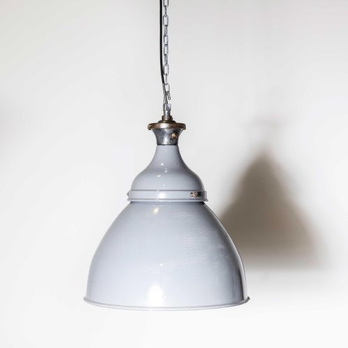 Emaillierte Benjamin Hängelampe mit Doppelkuppel, 1950er bei Pamono kaufen