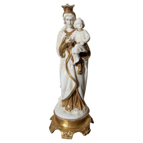 Antique Italian Porcelain Statue, 1850s for sale at Pamono