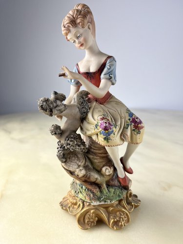 Porcelain Statuette from Capodimonte, Italy, 1970s for sale at Pamono