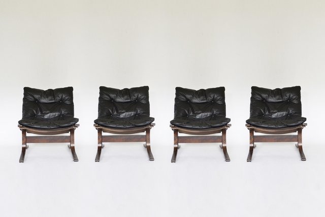 Vintage Siesta Stühle von Ingmar Relling für Westnofa, 1960er, 4er Set ...