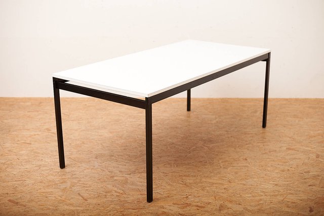 Series II Dining Table with Tubular Steel Frame by Dieter Waeckerlin ...