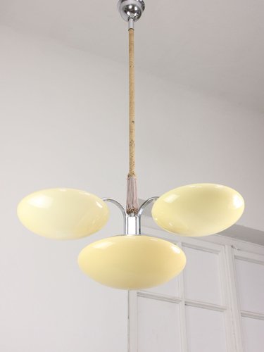 Grand Lustre Cluster Art Déco, 1930s en vente sur Pamono