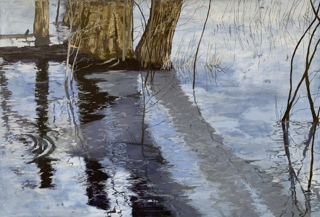 Izabela Kita, Immersed View, 2020, Acryl auf Leinwand bei Pamono kaufen