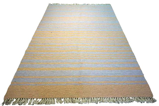 Handmade Dhurri Kilim Rug, India, 1970s for sale at Pamono