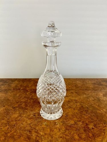 Edwardian Bell-Shaped Decanter in Cut Glass, 1910s for sale at Pamono