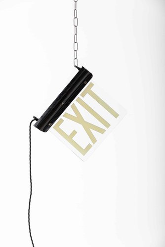 Illuminated Hanging Exit Sign, 1920s for sale at Pamono