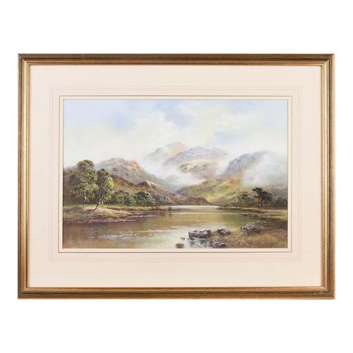 Wendy Reeves, Cattle in English Countryside, 1985, Pastel Drawing ...