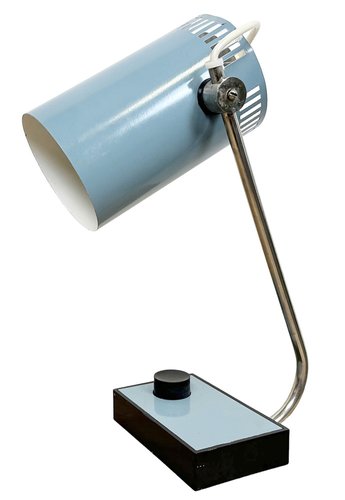Vintage Blue Table Lamp, 1960s for sale at Pamono