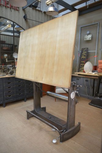 Adjustable Architect Table from Unic, 1960s for sale at Pamono