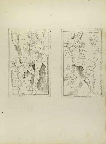Jean François Poletnich, Apollon, Grabado, siglo XVIII en venta en Pamono