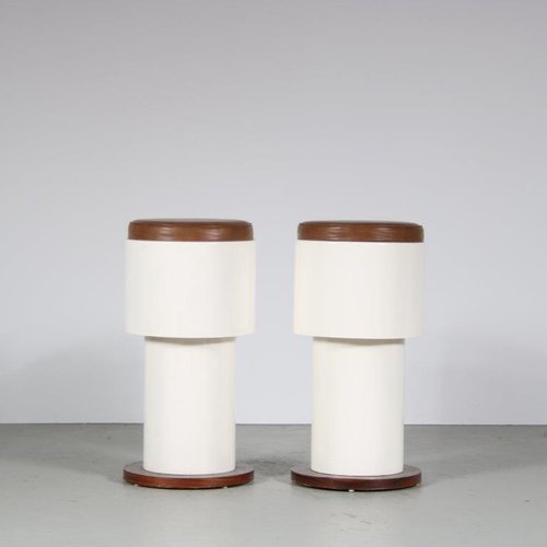 Space Age Hocker, Italien, 1960er, 2er Set bei Pamono kaufen