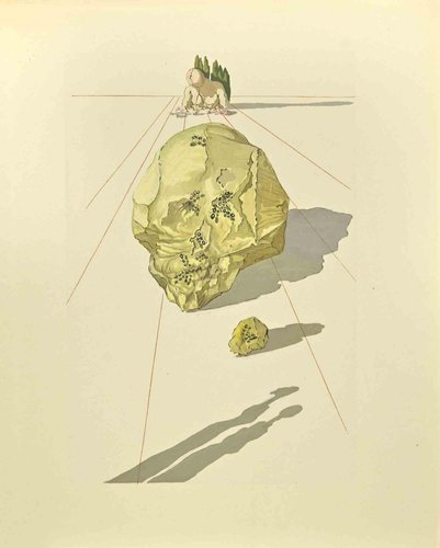 Salvador Dalí, The Traitors, Woodcut, 1963 for sale at Pamono
