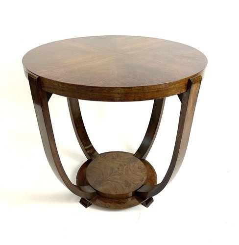 Art Deco Table in Walnut, 1920s for sale at Pamono