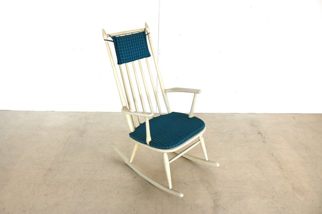 Vintage Swedish Rocking Chair, 1960s for sale at Pamono