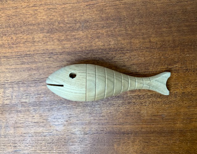 Bauhaus Urfisch Fish Rattle by Hugo Kükelhaus for Hohenfried ...