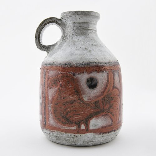 Jug in Chamotte Clay by Jacques Pouchain, 1950s for sale at Pamono