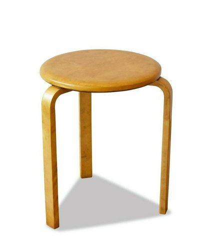 Stapelbarer E60 Pascoe Hocker aus Birke Bugholz von Alvar Aalto für Artek, 1960er bei Pamono kaufen