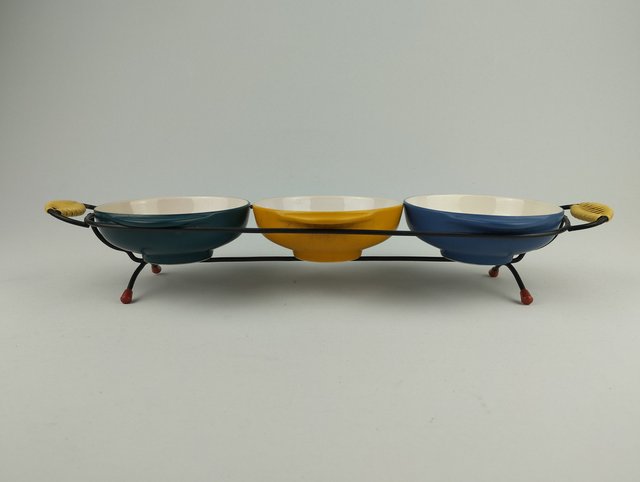 Scodelle Mid-Century in ceramica, anni '50 in vendita su Pamono