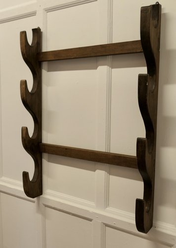 French Oak Spit Rack Holder for Roasting Jacks for sale at Pamono