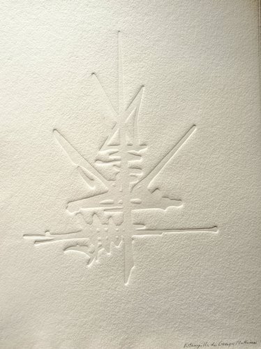 Georges Mathieu, Composition, 1970s-1980s, Original Print for sale at Pamono