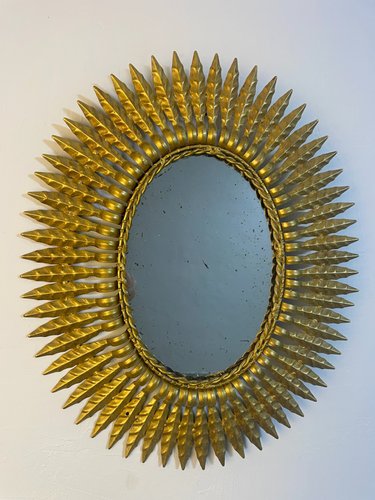 Specchio Sun, Italia, anni '50 in vendita su Pamono