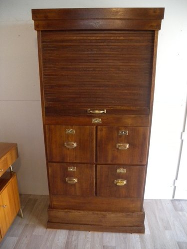 Vintage Office Cabinet with Drawer, 1920 for sale at Pamono