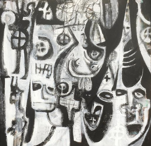 Wayne Summers, The Called Y Galwyd, 2020s, Acrylic on Board for sale at ...