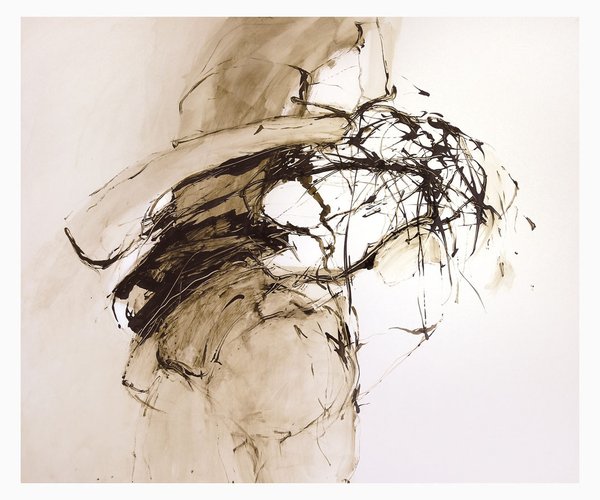 Josef A. Kutschera, Body (1), 2020, Mixed Media on Paper for sale at Pamono